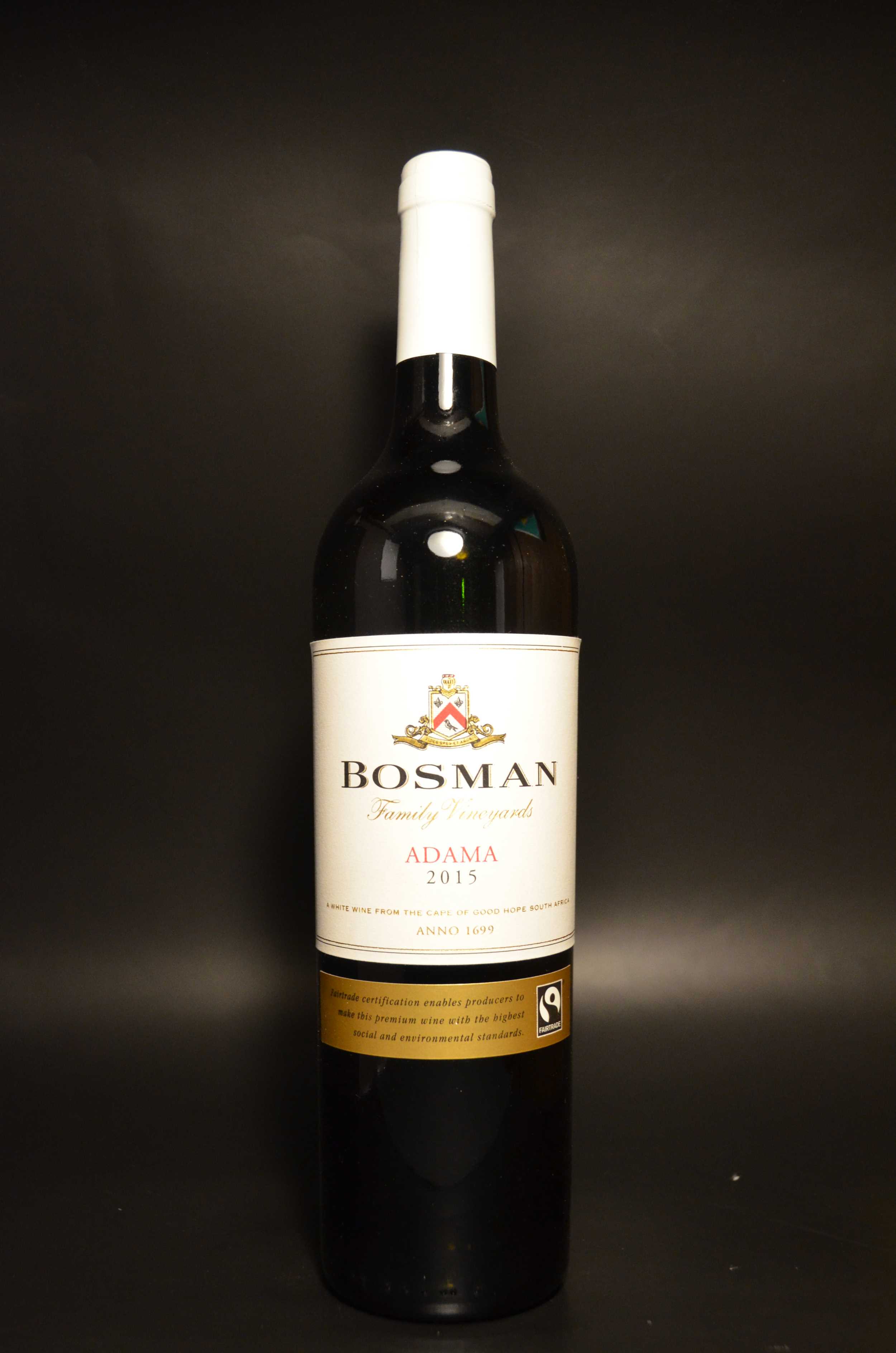 Grange aux vins - Bosman Adama White - 2015 - 14° - 75 cl