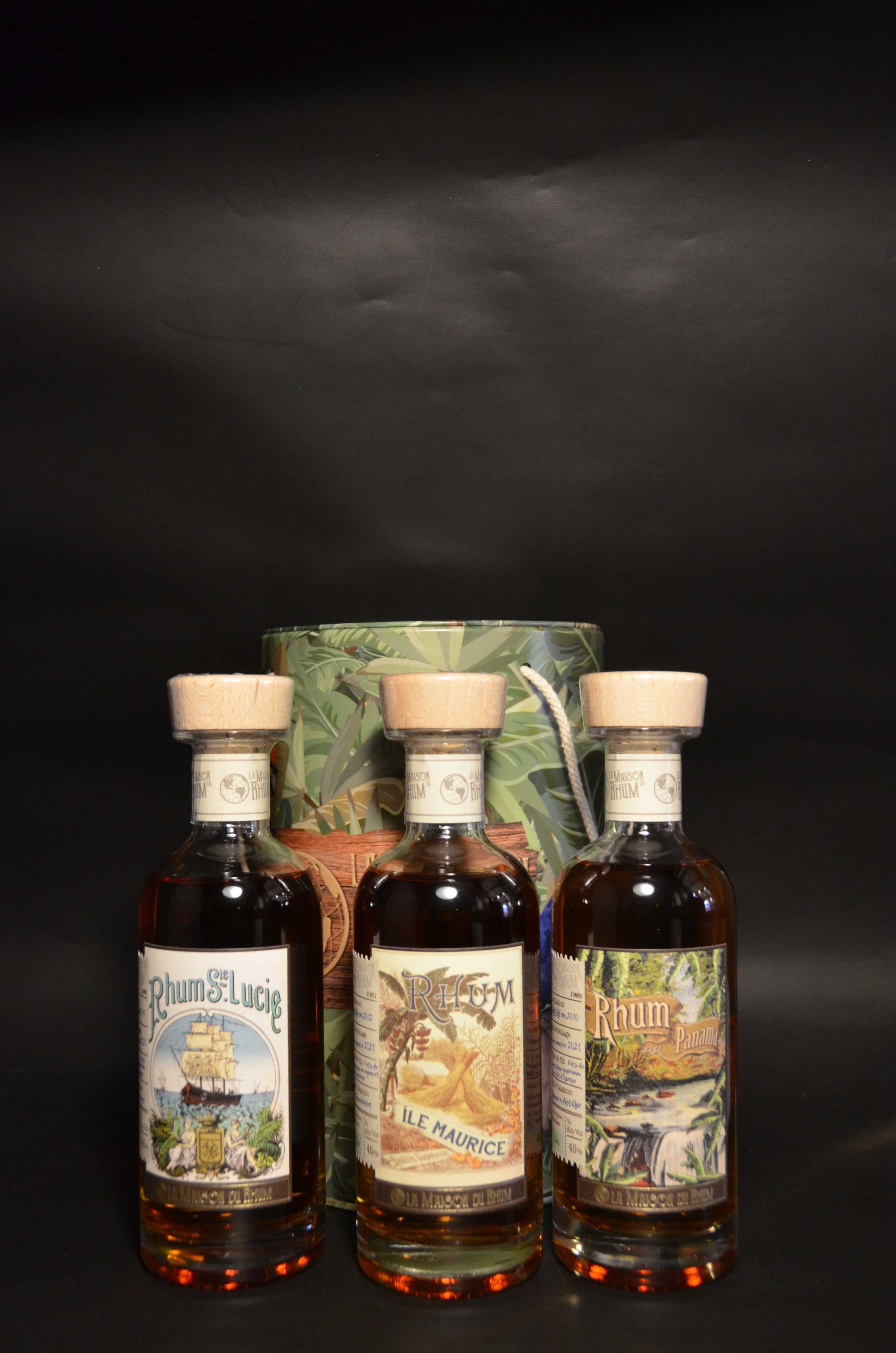 Grange aux vins - Maison du Rhum Coffret Panama - St Lucie - Mauritius ...