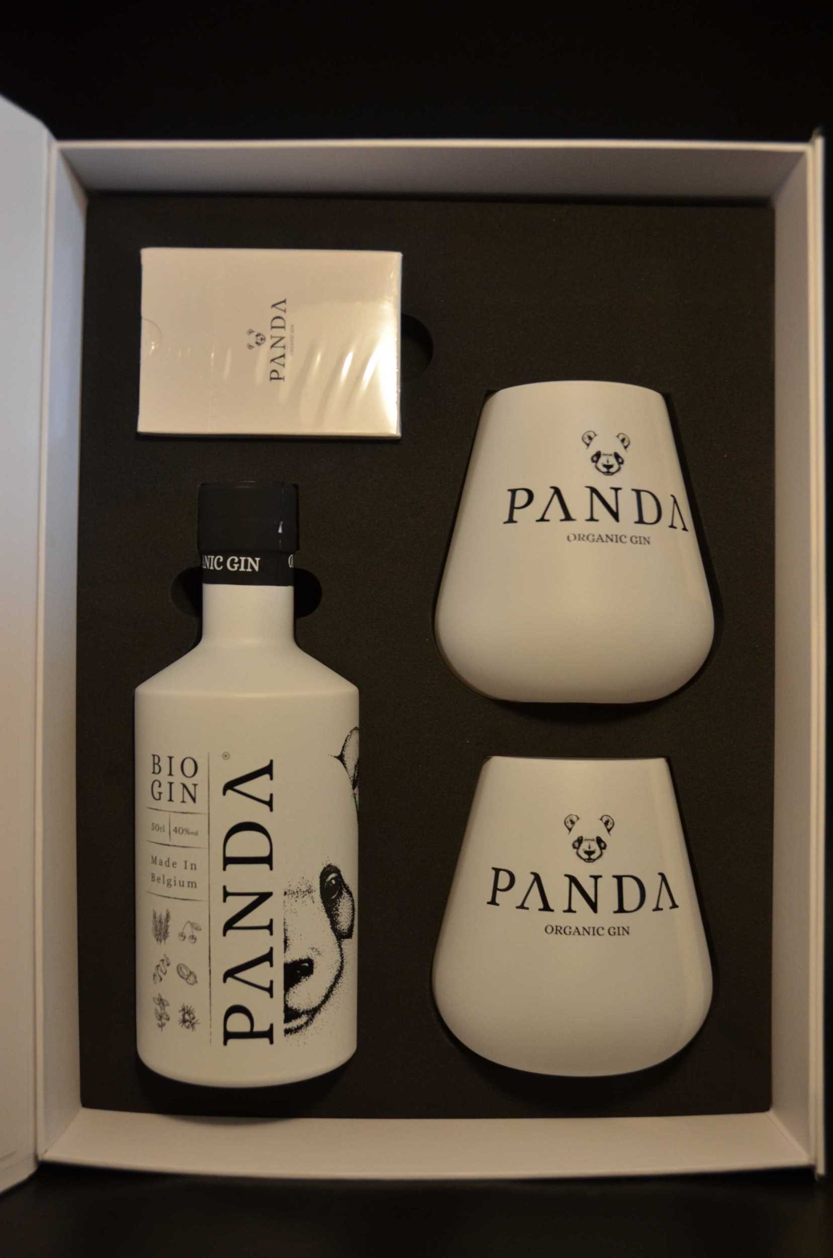 Grange aux vins - Panda Gin Coffret + 2 verres + 1 jeux de cartes - 40 ...